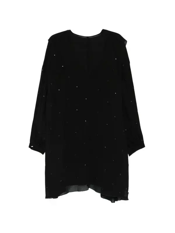 Pinko Ruffled Embellished Dress