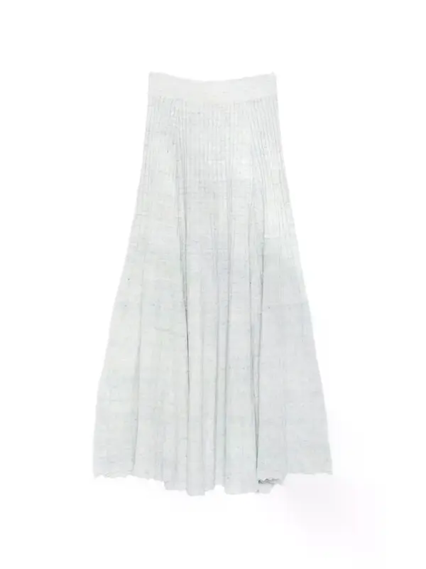 Fedeli Ribbed Knit Midi Skirt