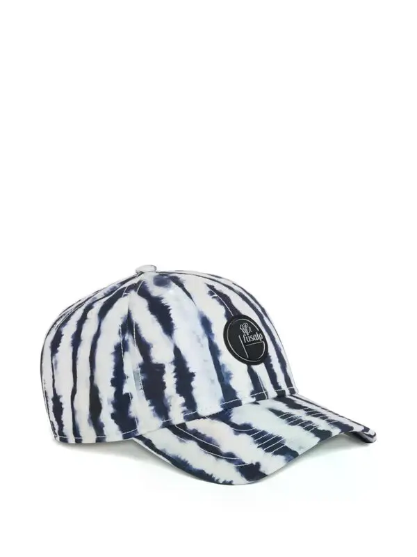 Fusalp Stripe Logo Cap - White