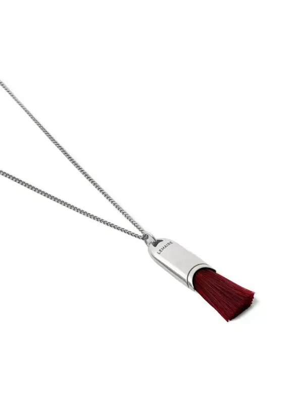 LEMAIRE Nano-brush Adjustable Necklace - Silver