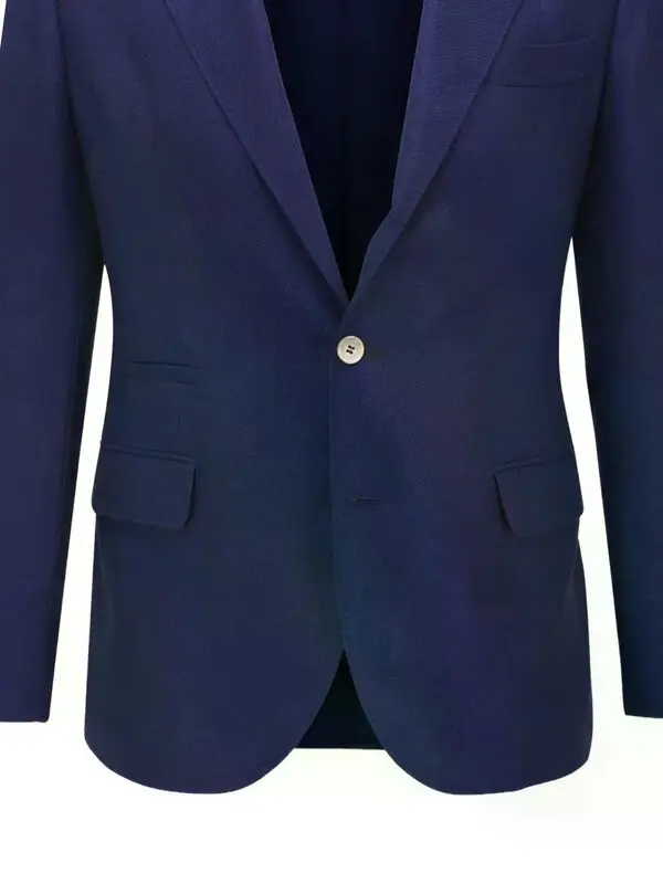 Brunello Cucinelli Notch-lapels Blazer - Blue