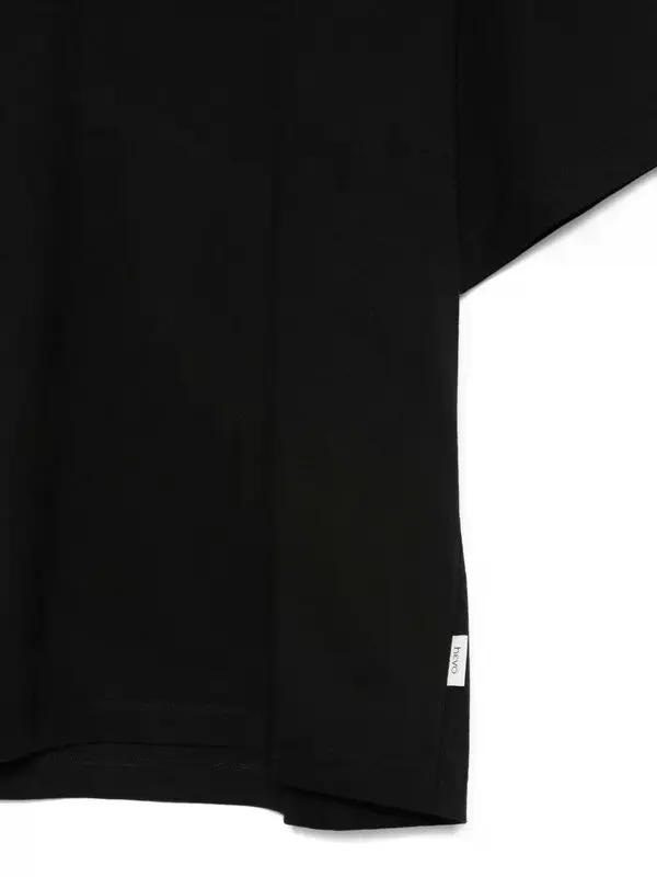 HEVO Mulino Logo-detail T-shirt - Black