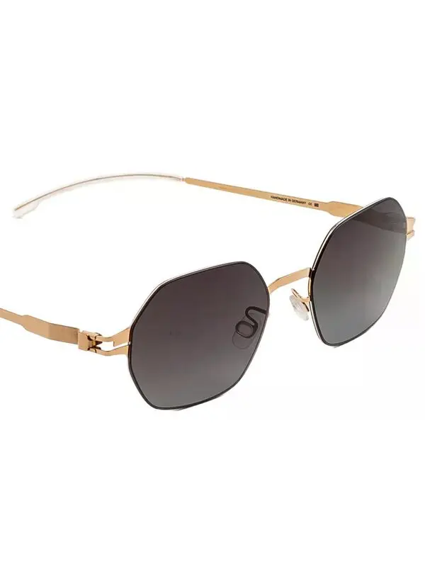 Mykita Hamish Geometric-frame Sunglasses - Gold