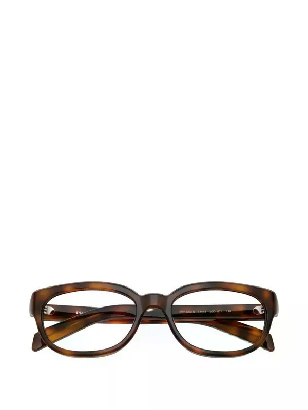 Prada Tortoiseshell Rectangle-frame Glasses - Green
