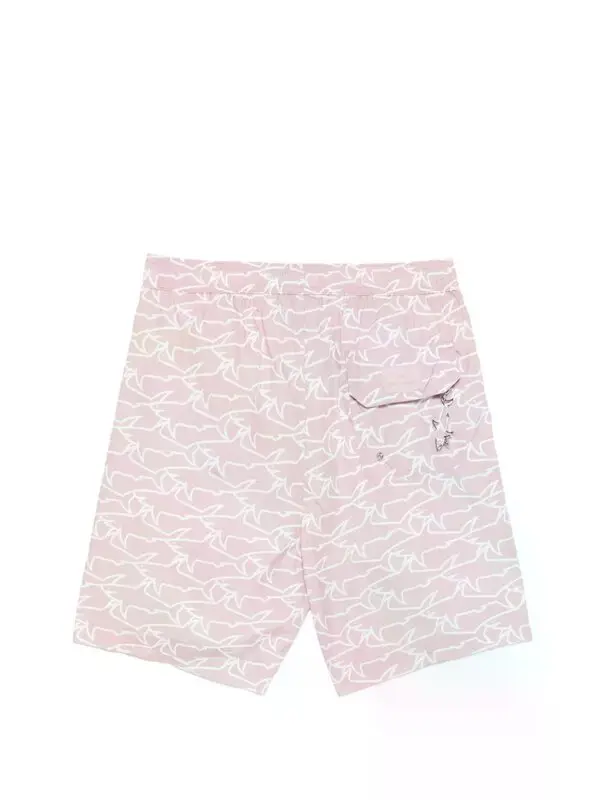 Paul & Shark Shark-print Swim Shorts