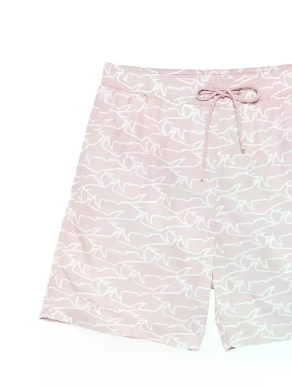 Paul & Shark Shark-print Swim Shorts