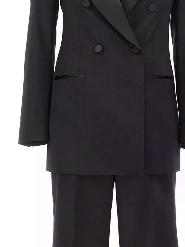 Tagliatore S-eleniaad Double-breasted Trouser Suit - Black
