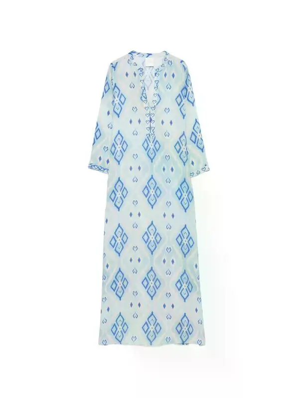 Nimo With Love V-neck Maxi Kaftan