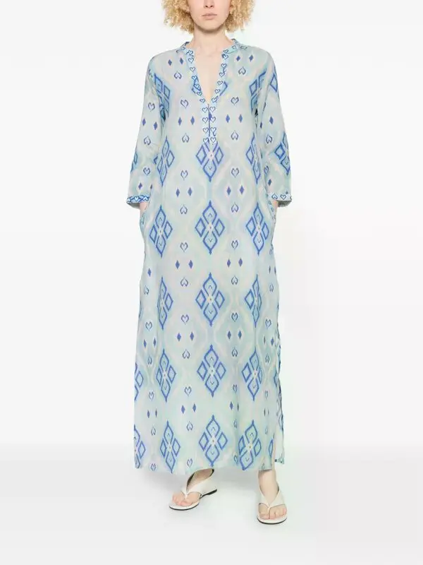 Nimo With Love V-neck Maxi Kaftan
