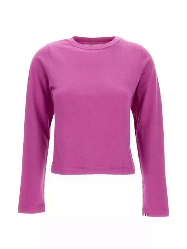 EXTREME CASHMERE X Crew-neck Long Sleeve Sweater - Purple