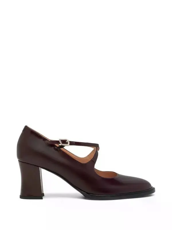 Bally Saule Leather Pumps - Red