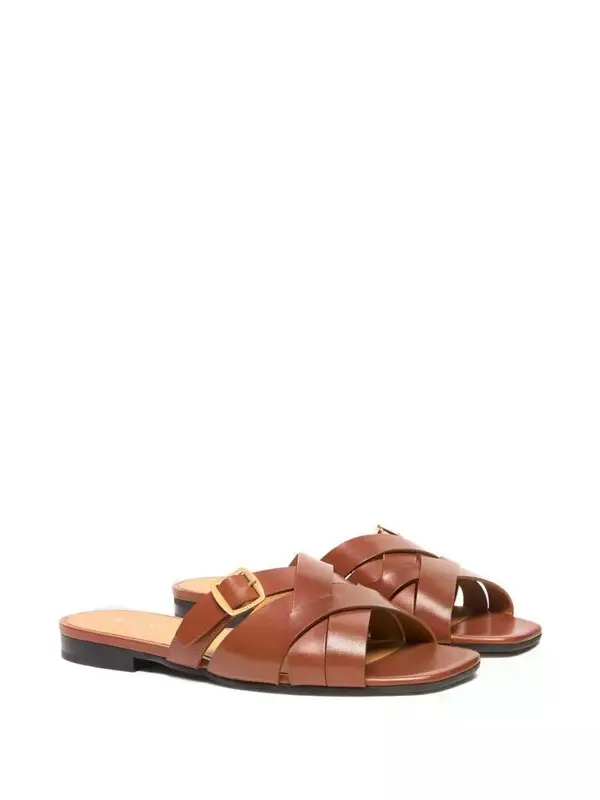 Bally Essence Interwoven Leather Sandals