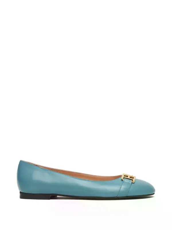 Bally Logo-plaque Ballet Flats