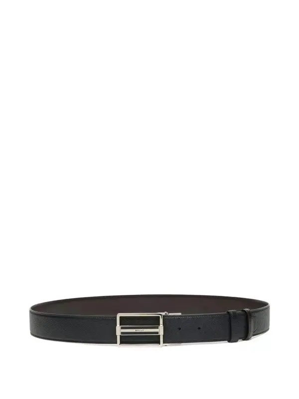 Bally Reversible Leather Belt - Black