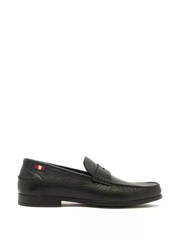 Bally Cronus Leather Loafers - Black