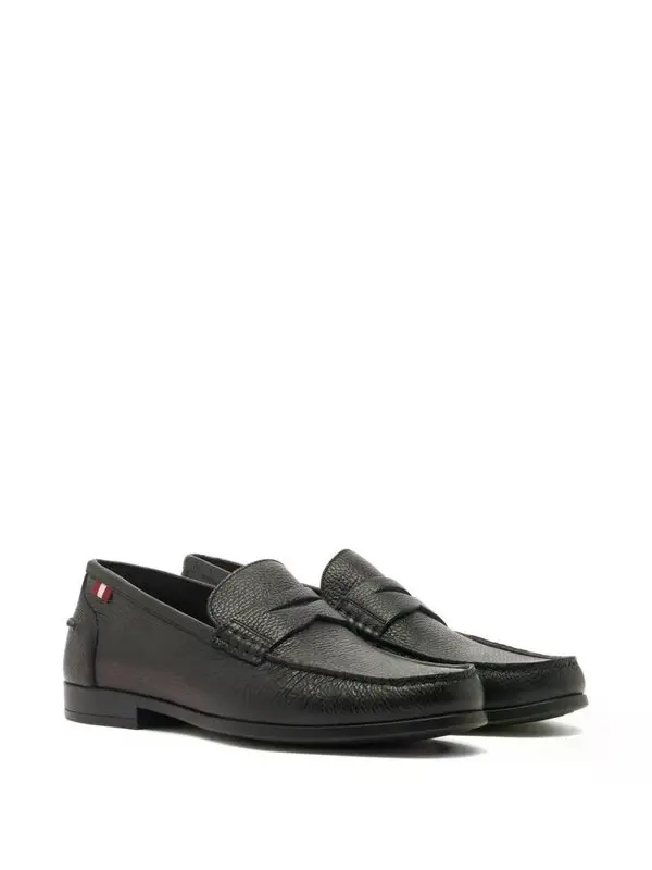 Bally Cronus Leather Loafers - Black