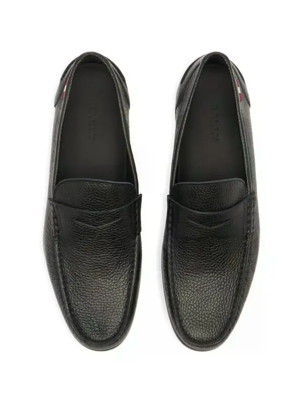 Bally Cronus Leather Loafers - Black