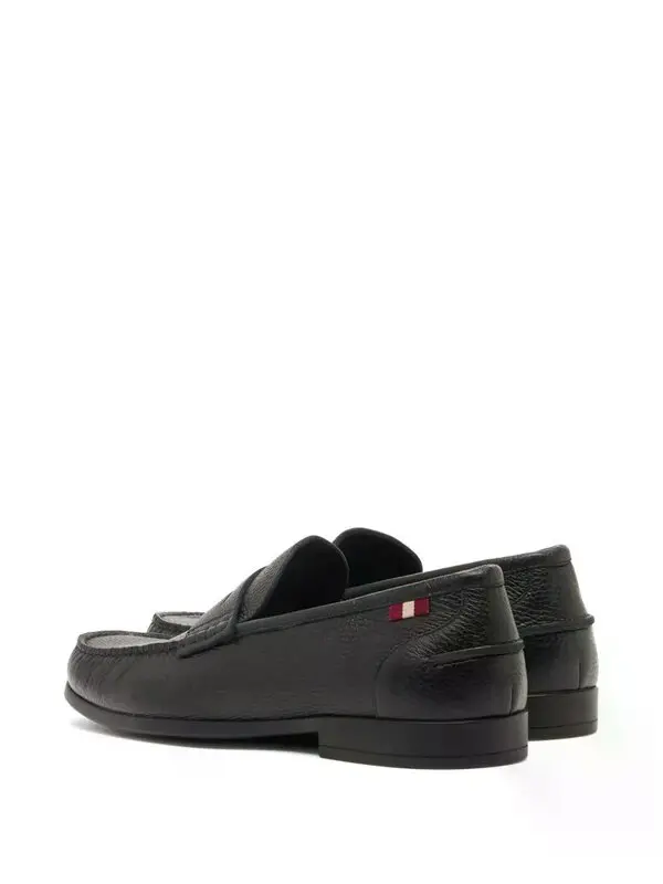 Bally Cronus Leather Loafers - Black
