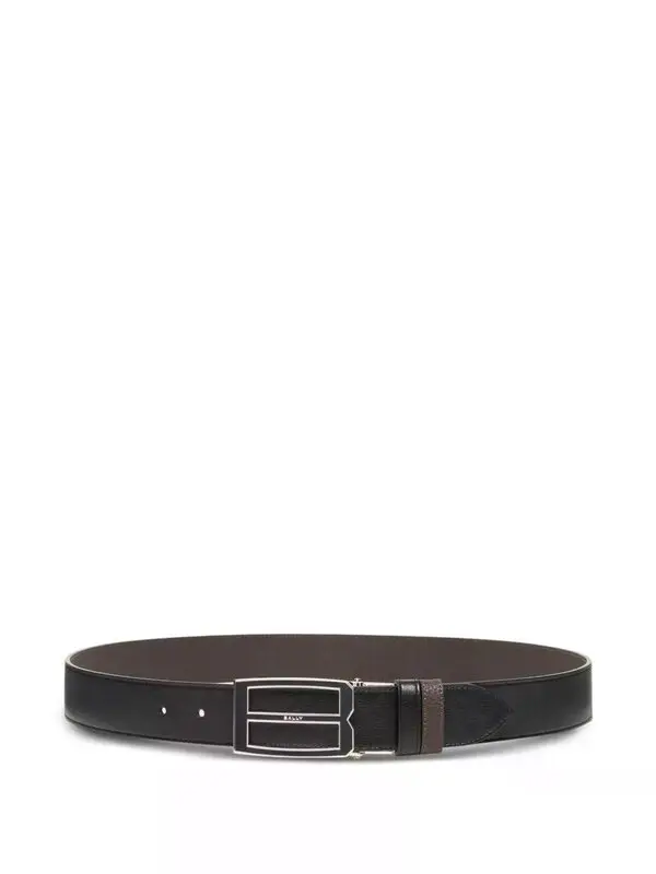 Bally Reversible Logo-buckle Belt - Black