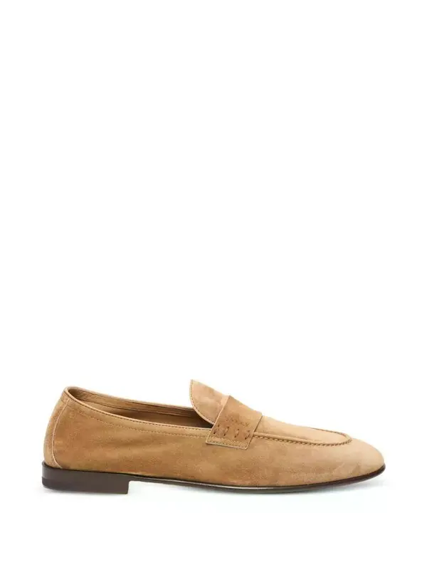 Bally Elios Suede Loafers - Neutrals
