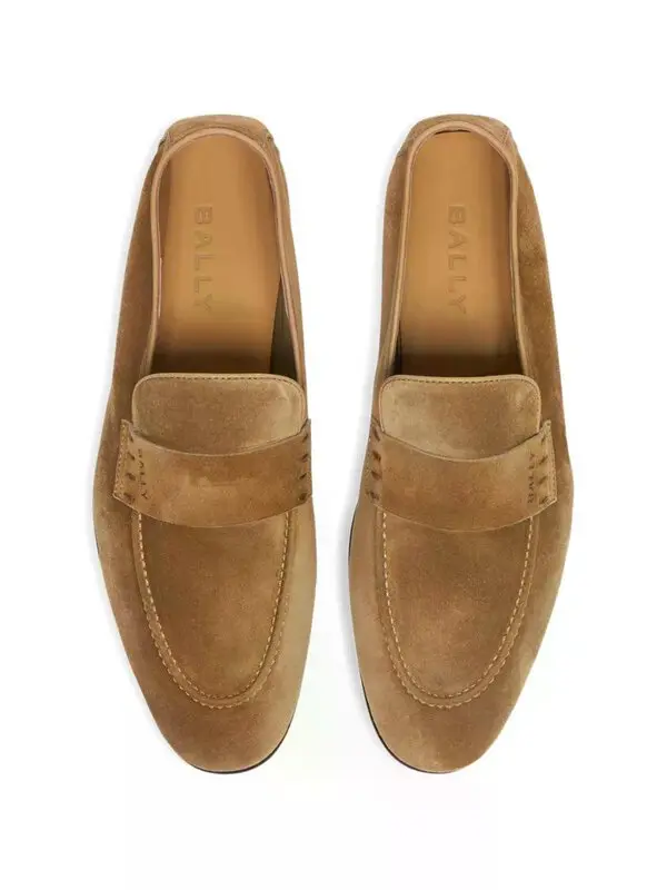 Bally Elios Suede Loafers - Neutrals