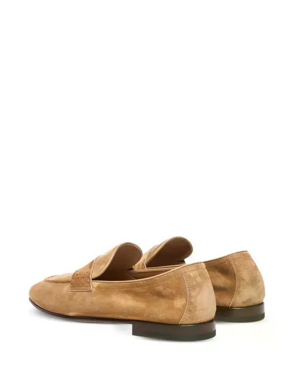 Bally Elios Suede Loafers - Neutrals
