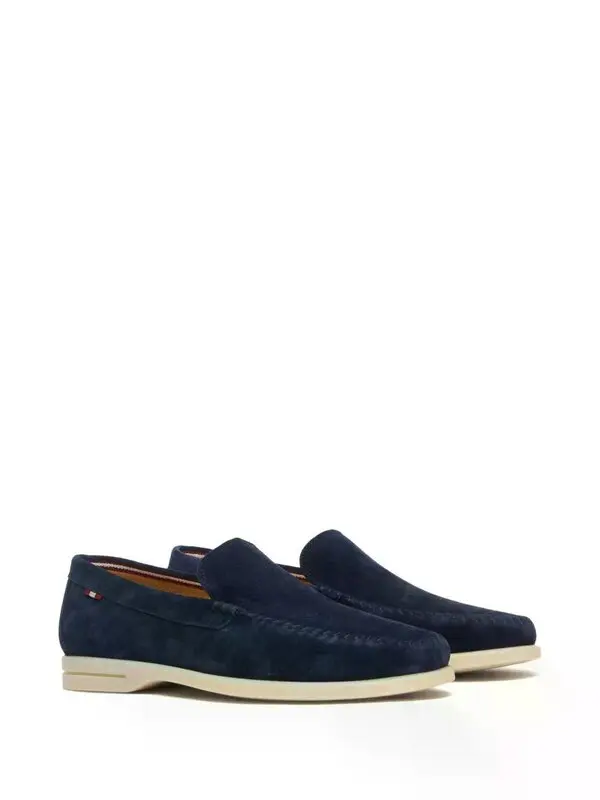 Bally Switz Moc Suede Loafers