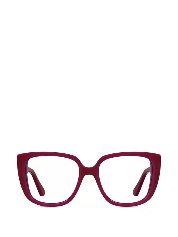 Moschino Full-rim Square Eyeglasses - Red