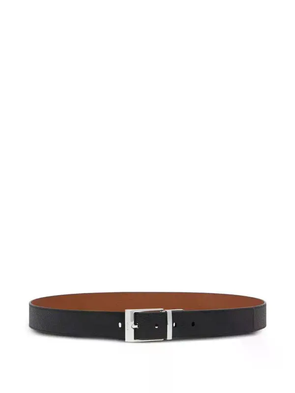 Bally Shiffie Reversible Leather Belt - Black