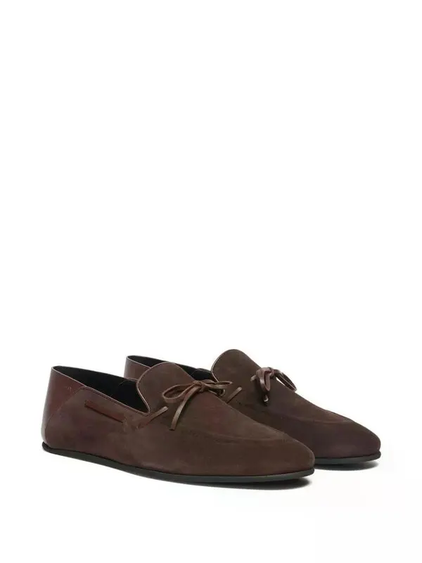 Bally Eclat Suede Boat Shoes