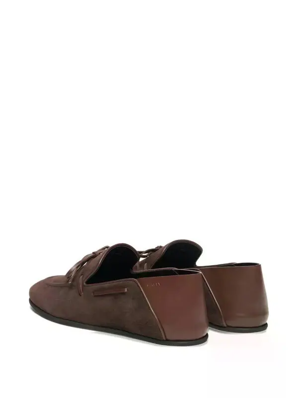 Bally Eclat Suede Boat Shoes