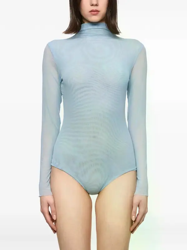 ATU BODY COUTURE High-neck Slim Fit Body - Blue