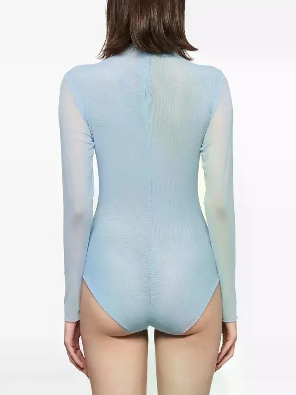 ATU BODY COUTURE High-neck Slim Fit Body - Blue