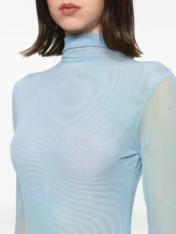 ATU BODY COUTURE High-neck Slim Fit Body - Blue