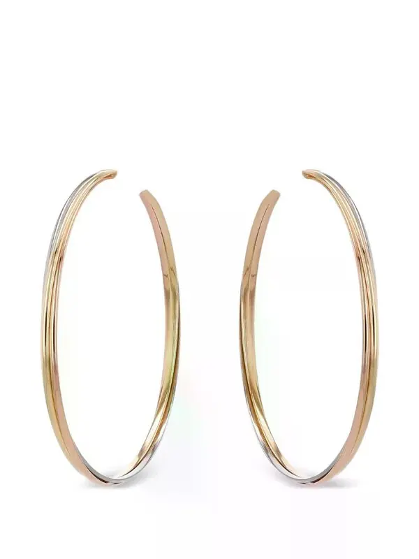 CARTIER 2000s Trinity Hoop Earrings - Gold