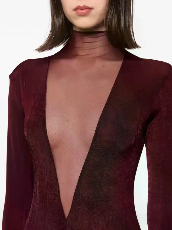 ATU BODY COUTURE Crushed-effect Body - Red