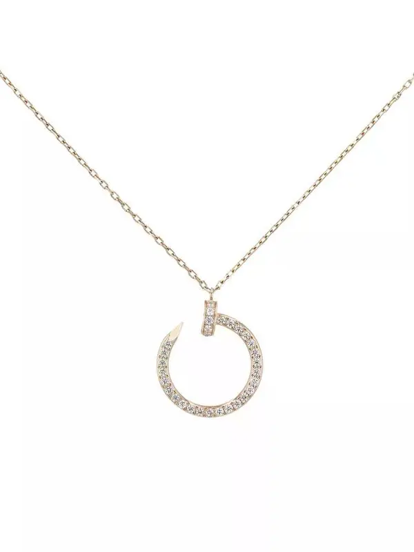 CARTIER 2020 Juste Un Clou Diamond Necklace - Pink