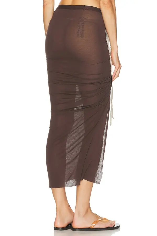 Rick Owens Edfu Knee Length Skirt