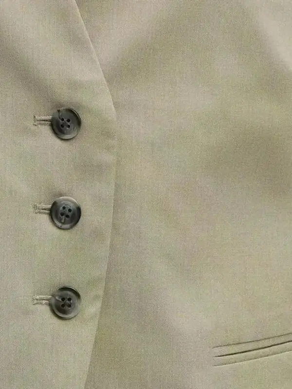 SAMSOE SAMSOE Melange Effect V-neck Waistcoat