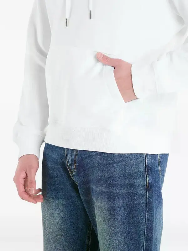 Calvin Klein Terry Monologo Hoodie - White