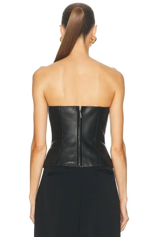 Ralph Lauren Harling Bust Strapless Blouse