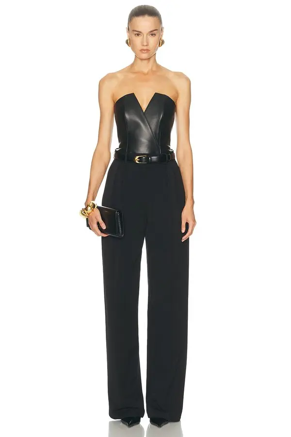 Ralph Lauren Harling Bust Strapless Blouse