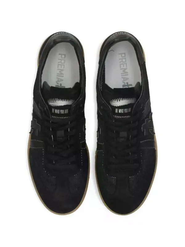Premiata Bonnie Logo-patch Sneakers - Black