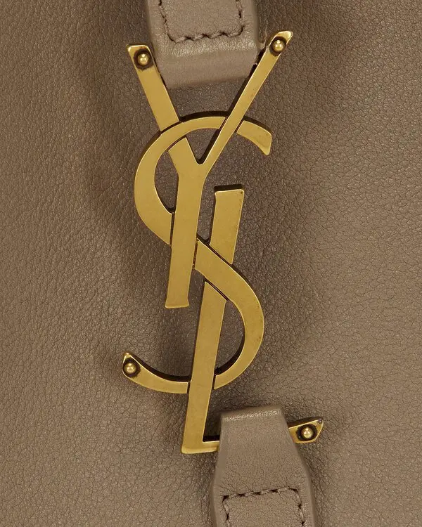 Saint Laurent Le 5 A 7 Cassandre Small Shoulder Bag - Light Cumin