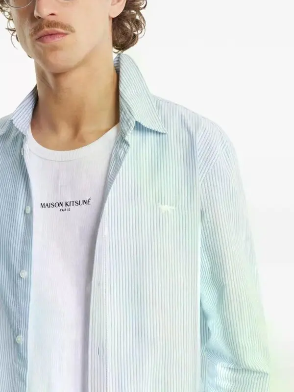 Maison Kitsuné Striped Button-down Shirt