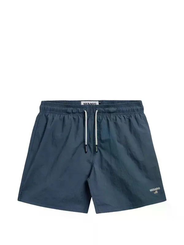SEBAGO Logo-print Swim Shorts - Blue