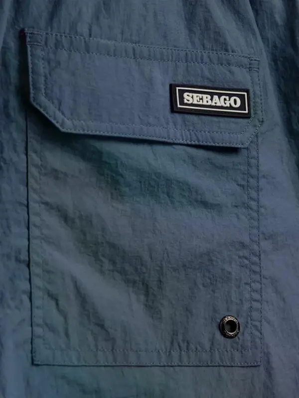 SEBAGO Logo-print Swim Shorts - Blue