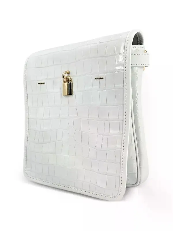 MADISON MAISON Crossbody Bag With Embossed Texture - White