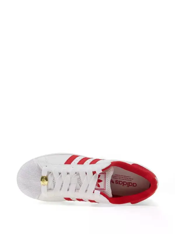 Adidas Superstar Ii Lace-up Sneakers - White