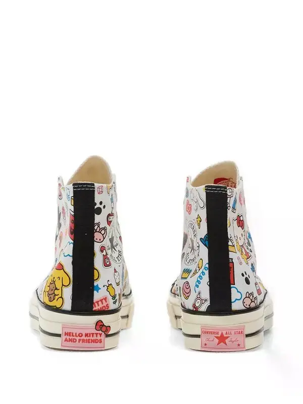 CONVERSE Chuck Taylor 70 Printed High-top Sneakers - White